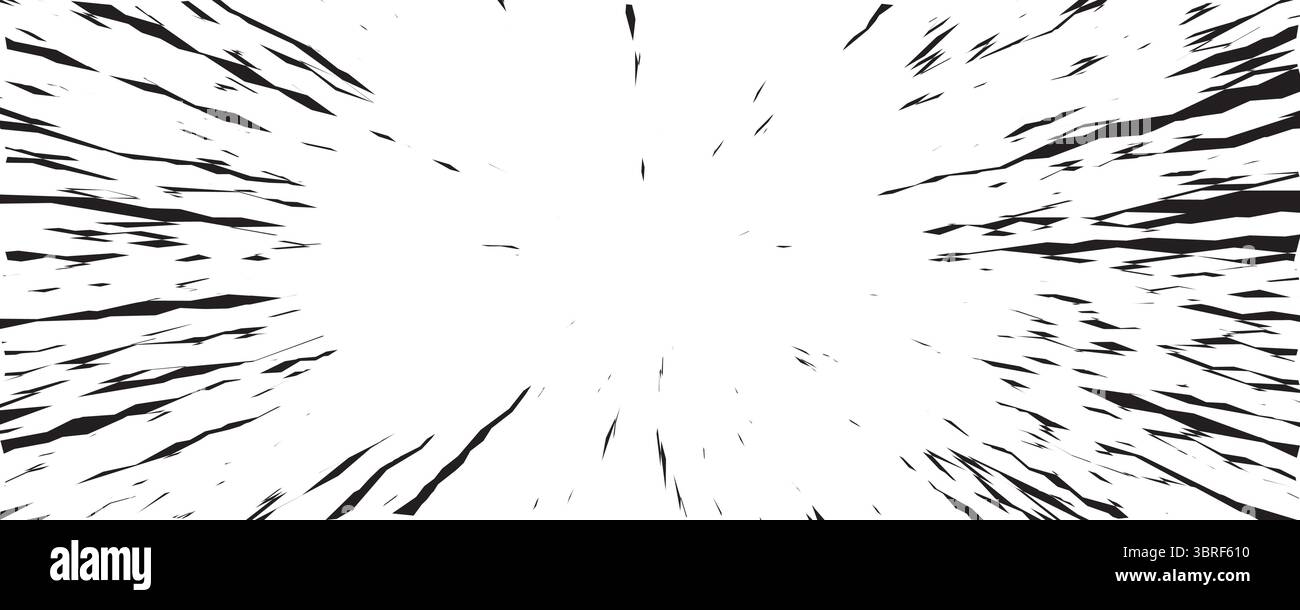 Explosion Speed Lines Background With Comic Style Motion Burst Effect ...