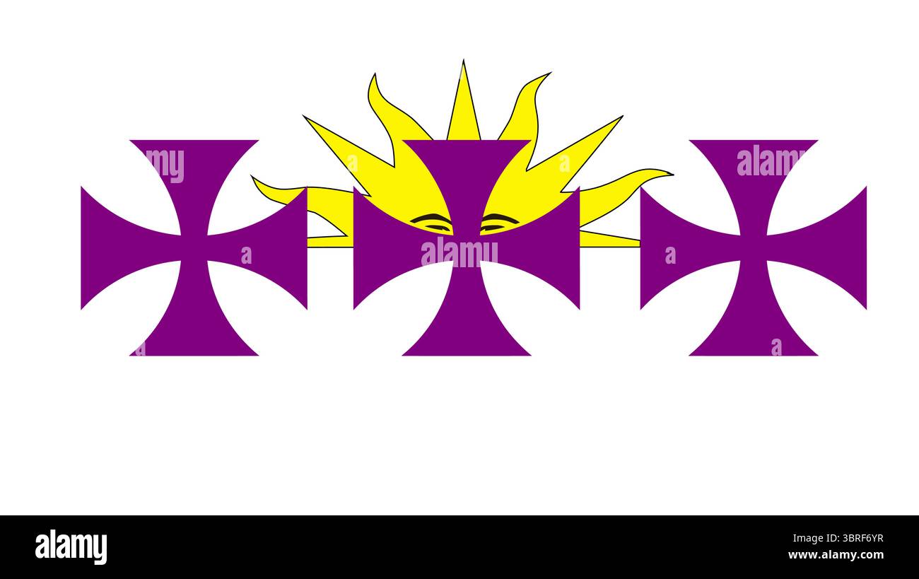 Flag of the Hispanicity – cultural banner representing Hispanic ...