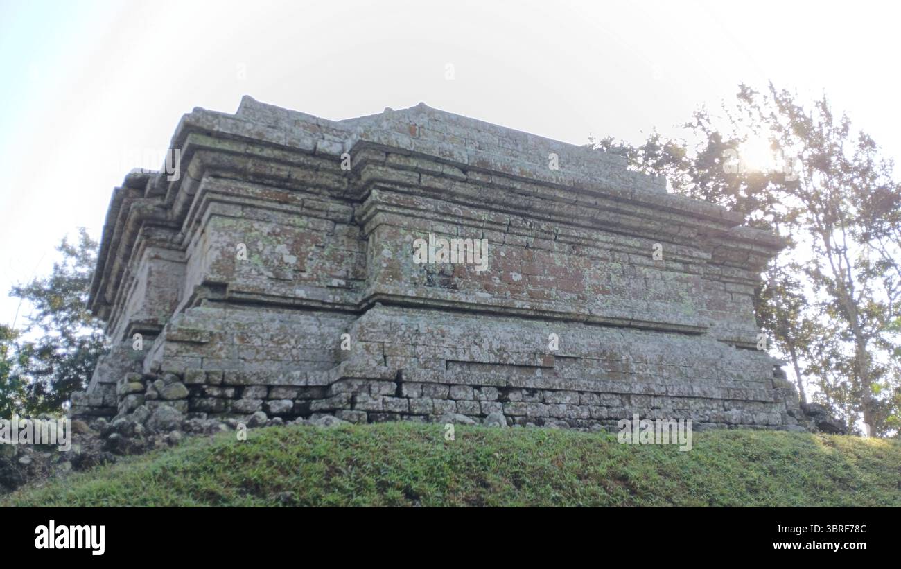 Candi Dadi (Dadi Temple) on a hill. This temple was used as a place of ...