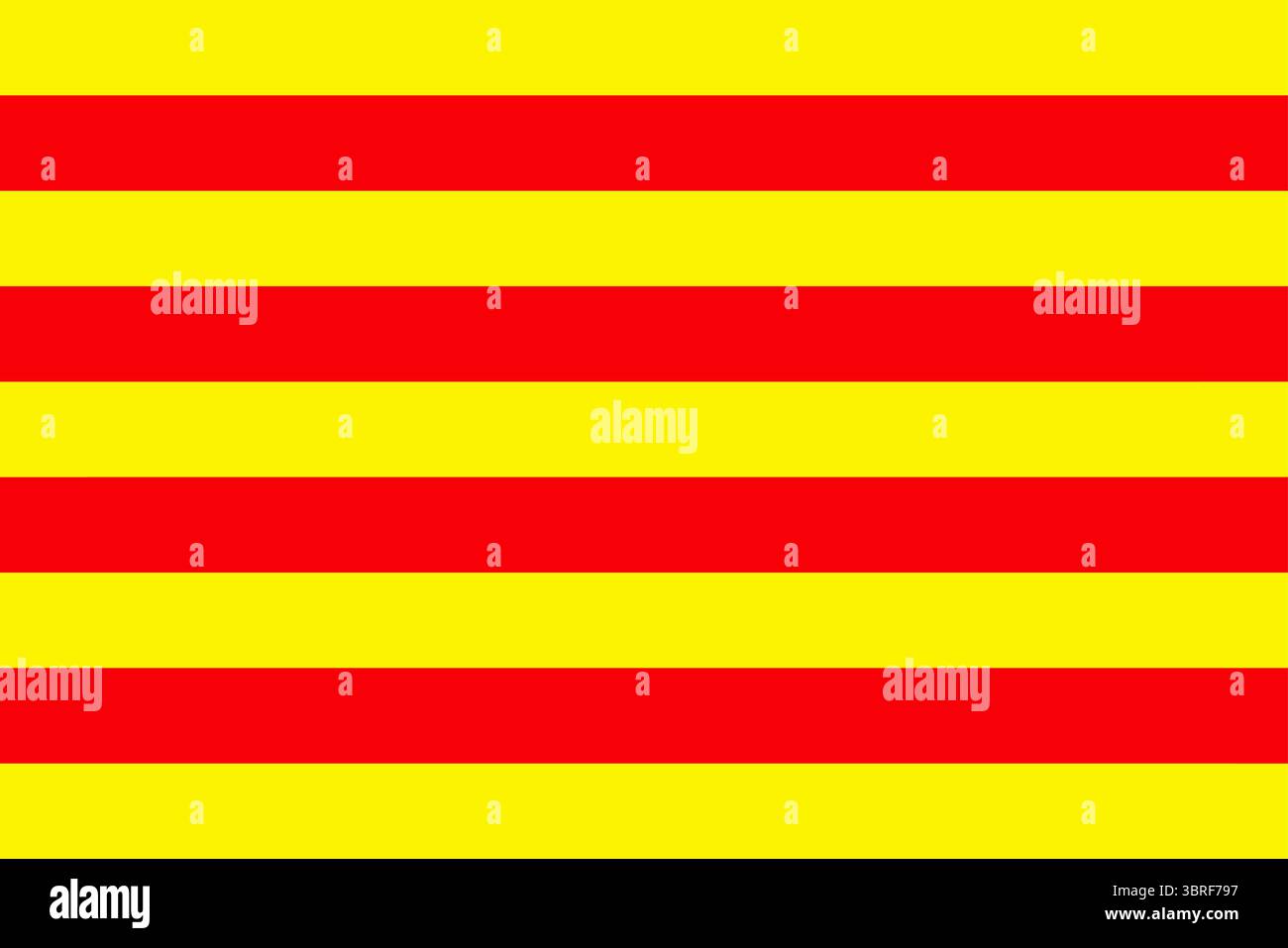 Flag of Catalonia, Spain – official autonomous community flag “La ...
