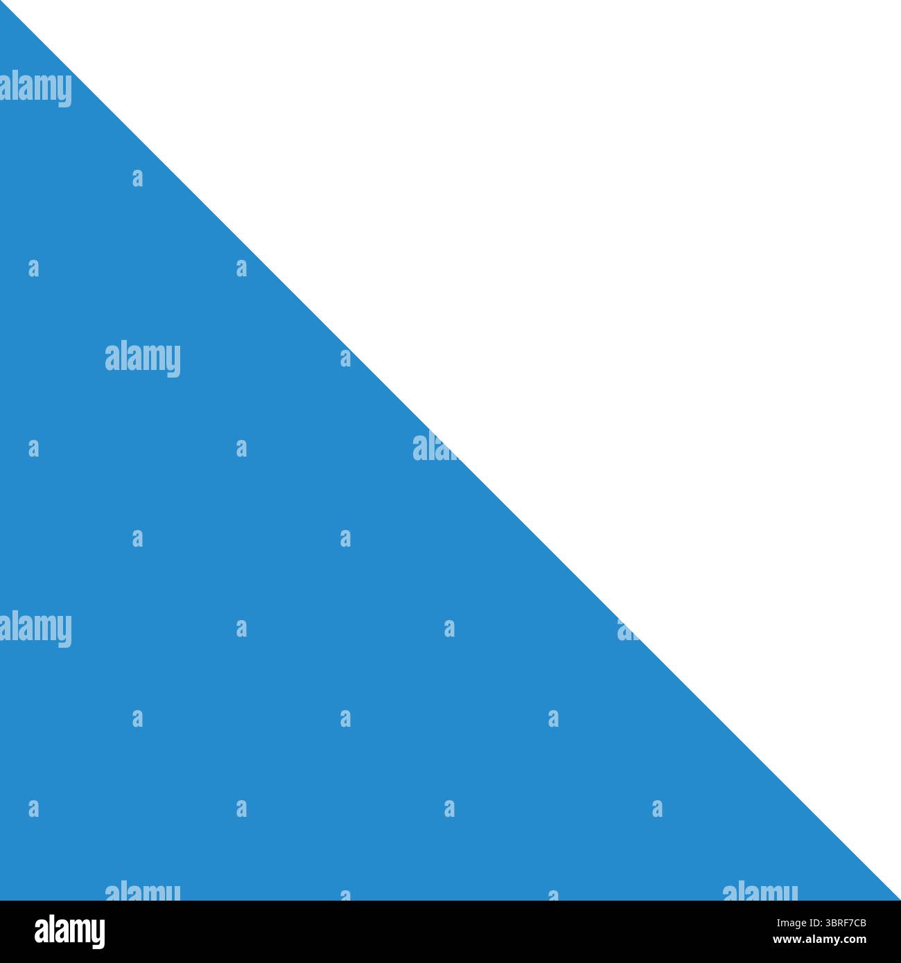 Flag of Canton of Zurich, Switzerland – blue over white diagonal ...
