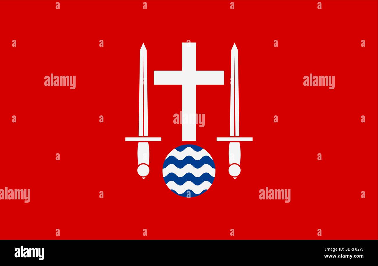 Vastra gotaland civic flag hi-res stock photography and images - Alamy