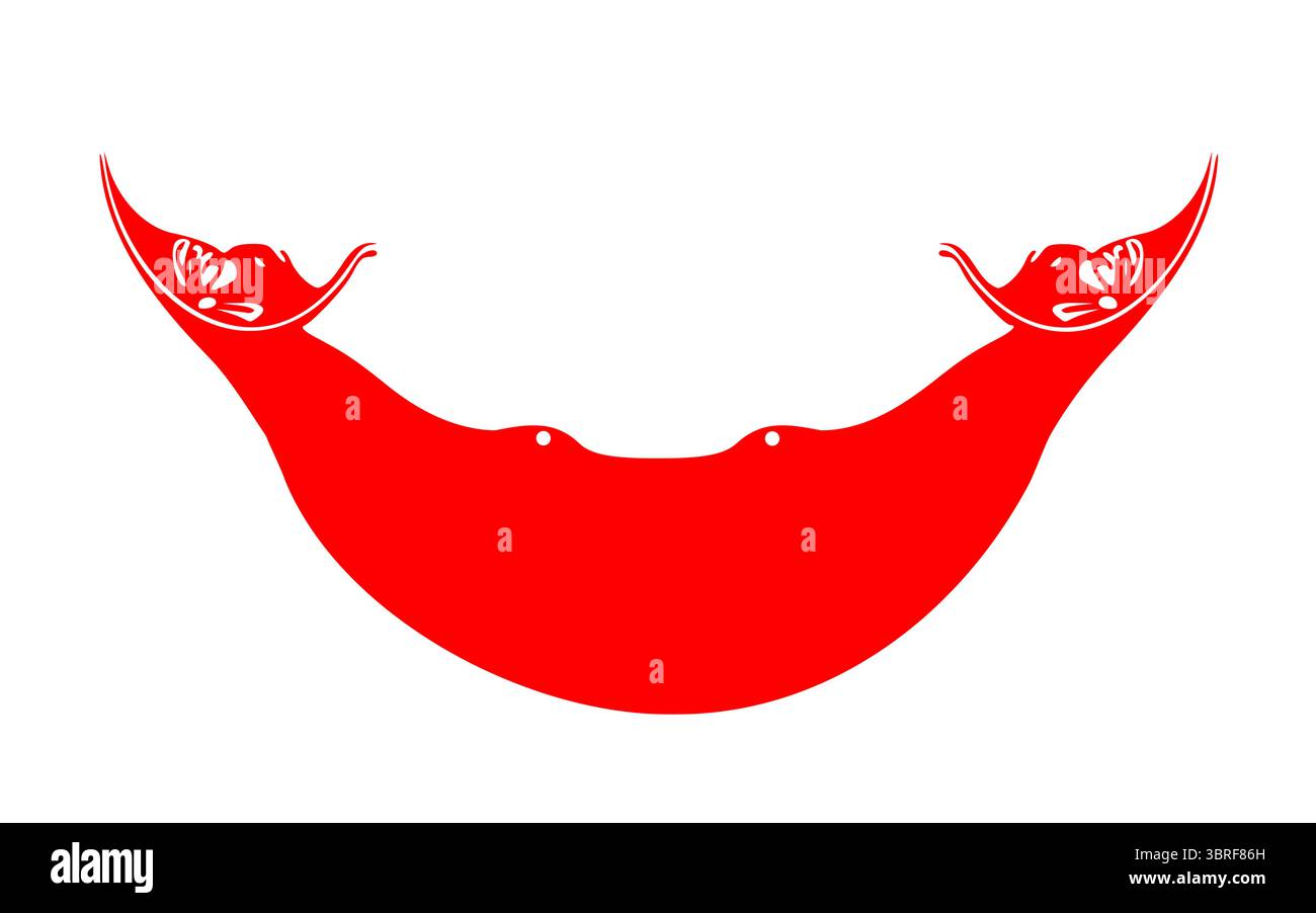 Flag of Rapa Nui, Chile – official Easter Island flag featuring red ...