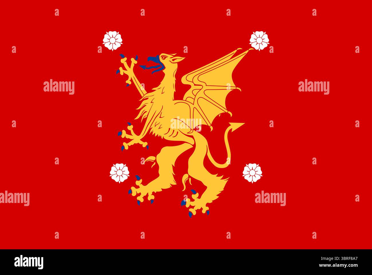 Scandinavian provincial flag hi-res stock photography and images - Alamy