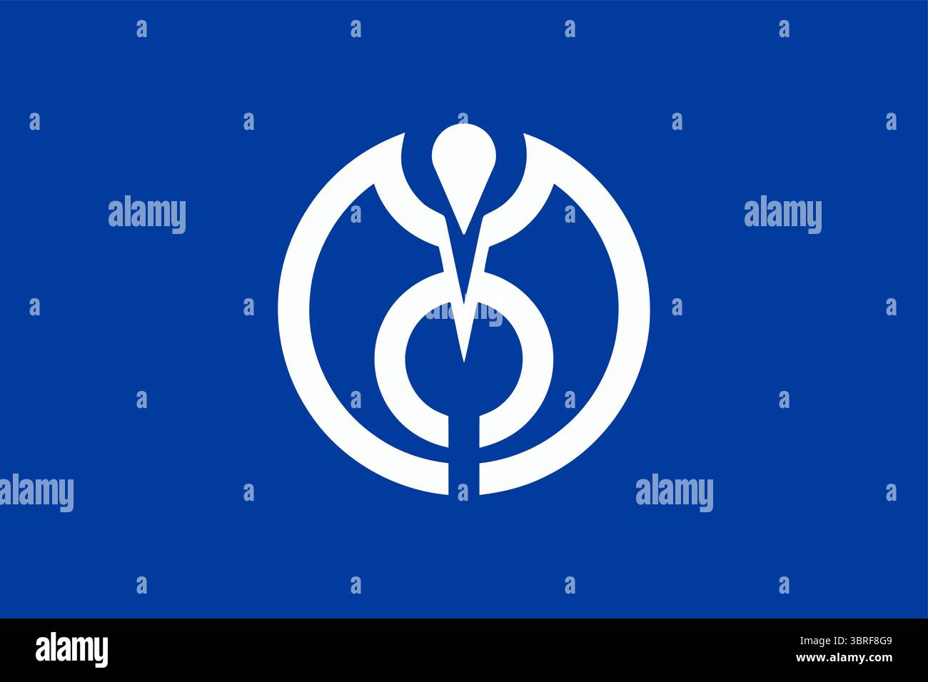 Flag of Akune, Kagoshima – Official city flag of Akune, Japan ...