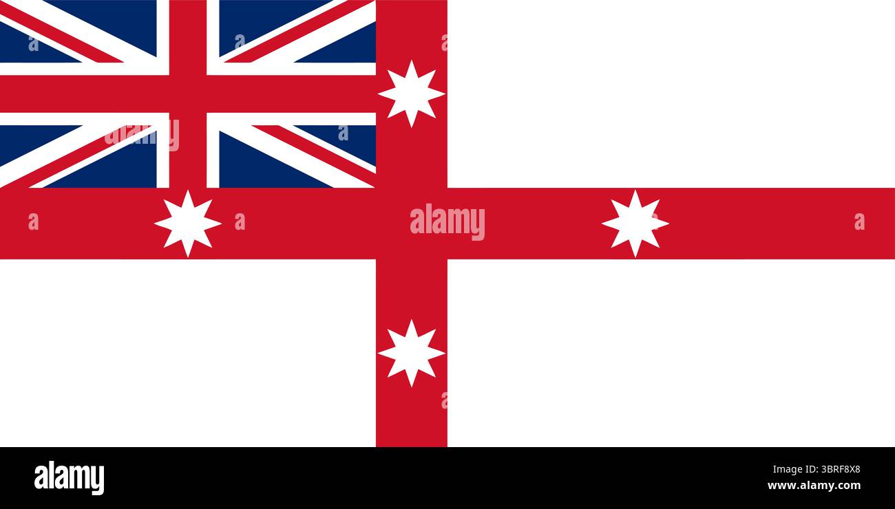 Colonial Flag of Australia – historic pre-federation banner featuring ...