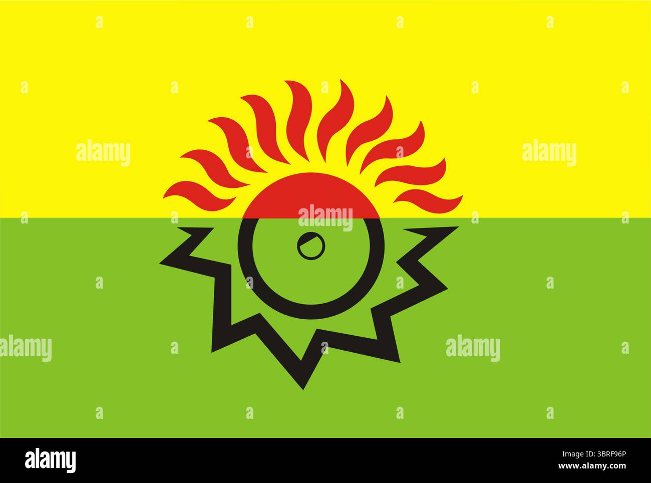 Flag of Bilytsky, Donetsk Oblast, Ukraine – official city flag ...