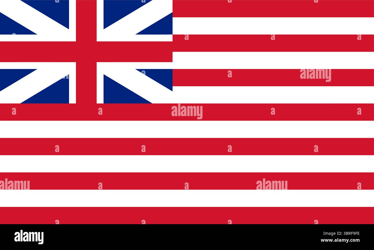 Flag of the British East India Company (1707) – early version with ...