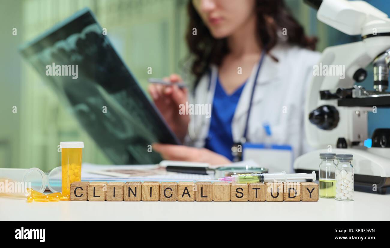 A dedicated Professional Female Researcher working diligently in ...