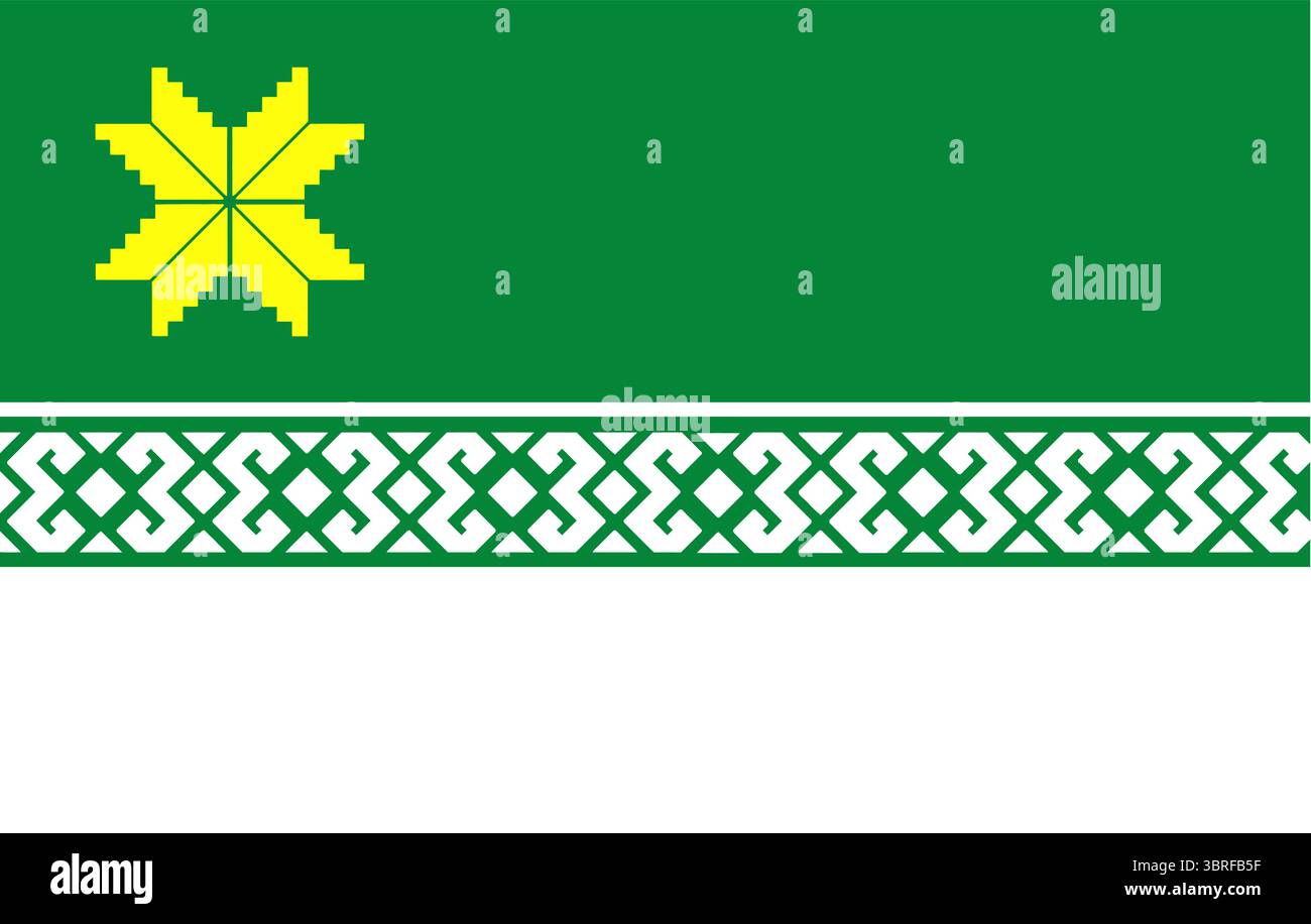 Flag of the Chuvash Republic, official regional flag of Chuvashia ...