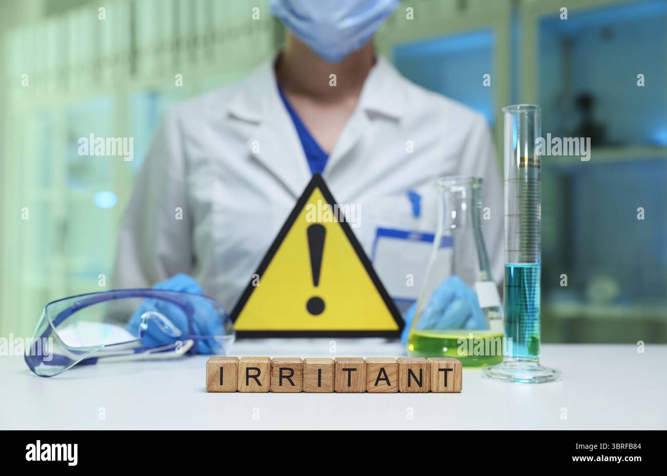 Lab Safety Protocol Important Warning on Handling Irritants in ...