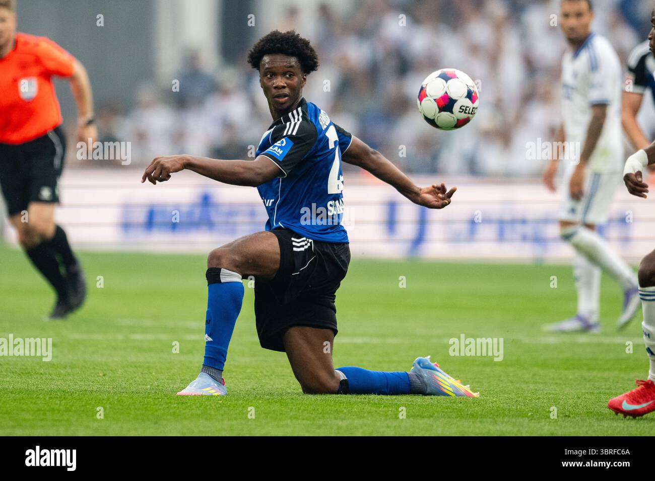 Copenhagen, Denmark. 12th, July 2025. Aboubaka Soumahoro of Hamburger ...
