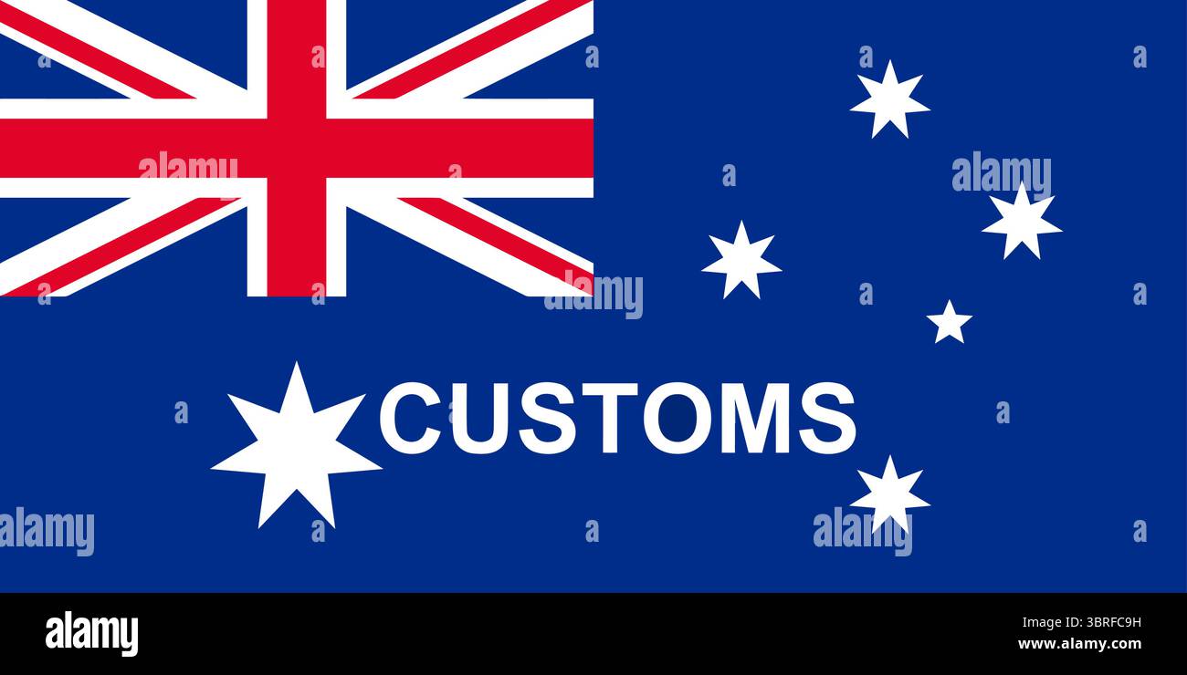 Australian Customs Flag 1988–2015 – official flag of Australian Customs ...