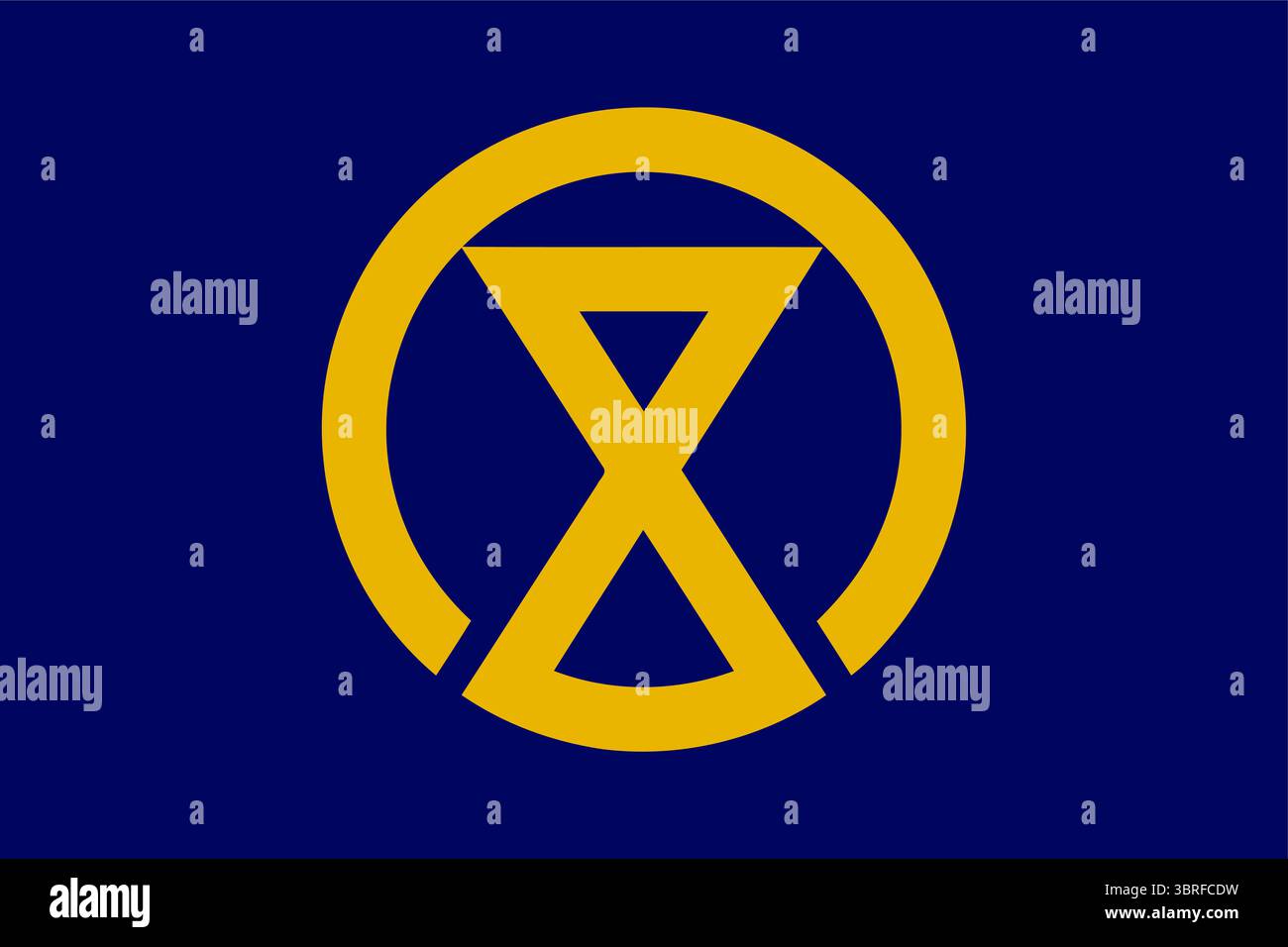 Flag of Miyazaki City, Japan – Official municipal emblem vector ...