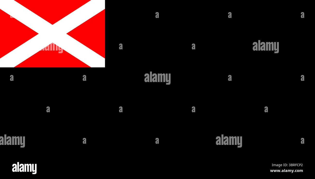 Historical flag of Johor (1865–1871), Malaysia – red field with blue ...