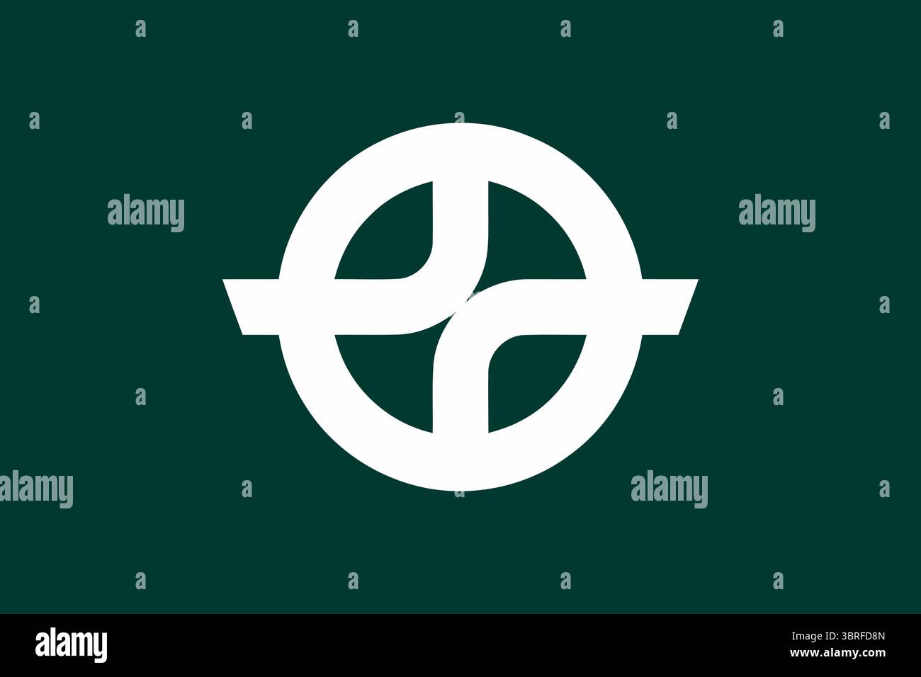 Flag of Kyotanabe, Kyoto, Japan — official city flag with stylized ...