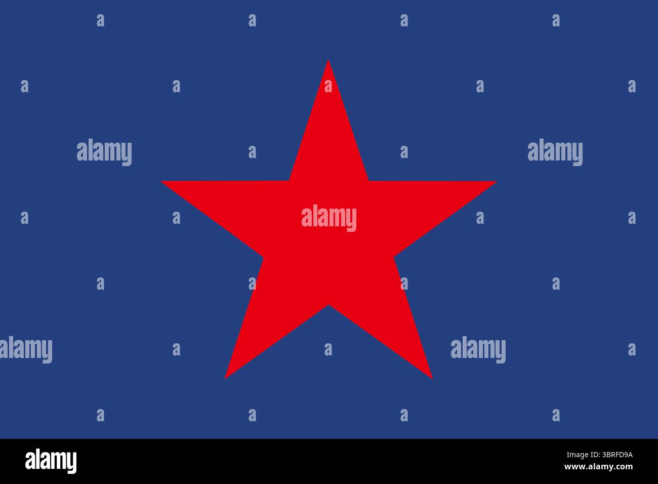 Historical flag of Hokkaido Development Commission (Kaitakushi), Japan ...
