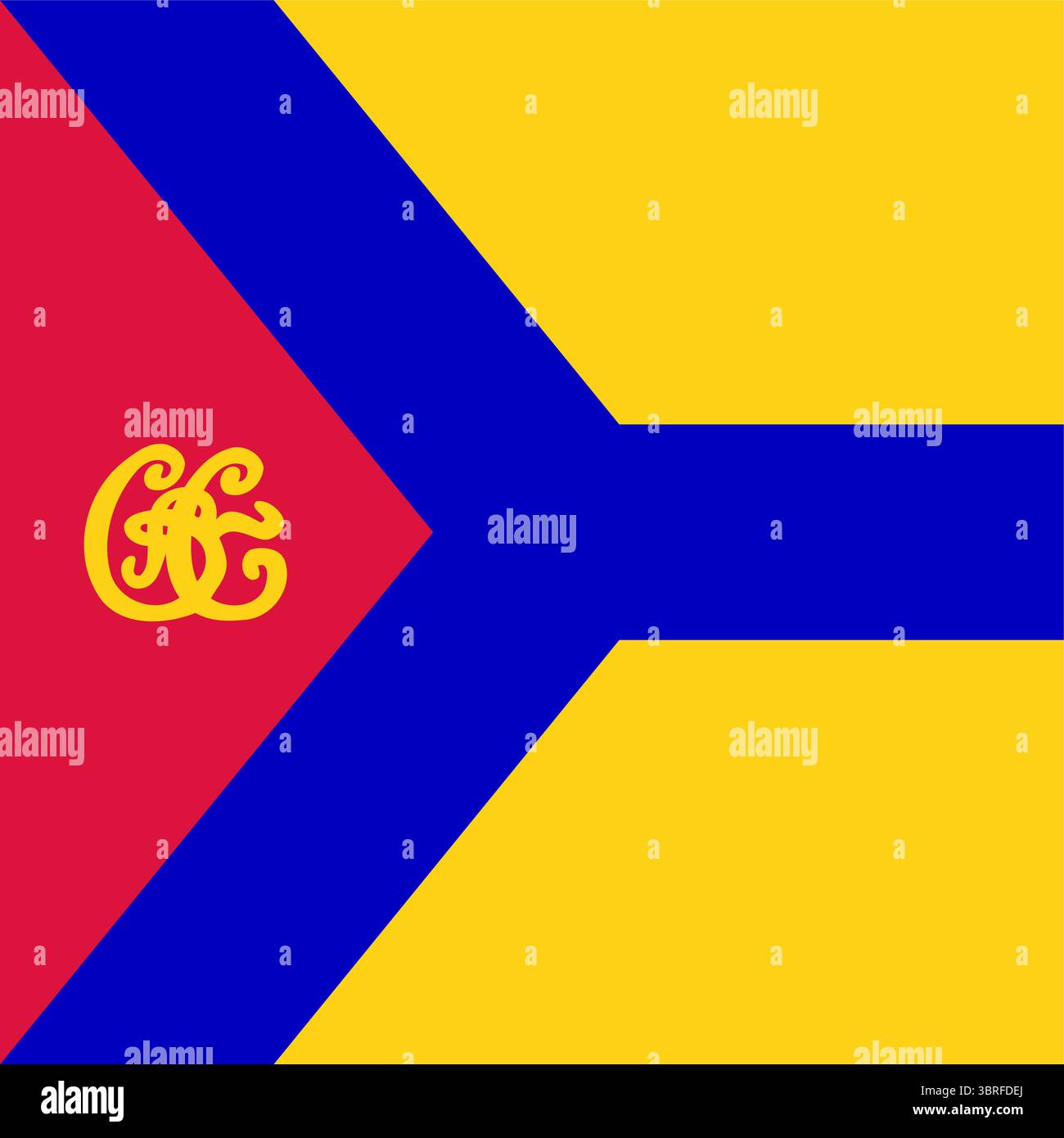 Yellow cross on blue field Stock Vector Images - Alamy