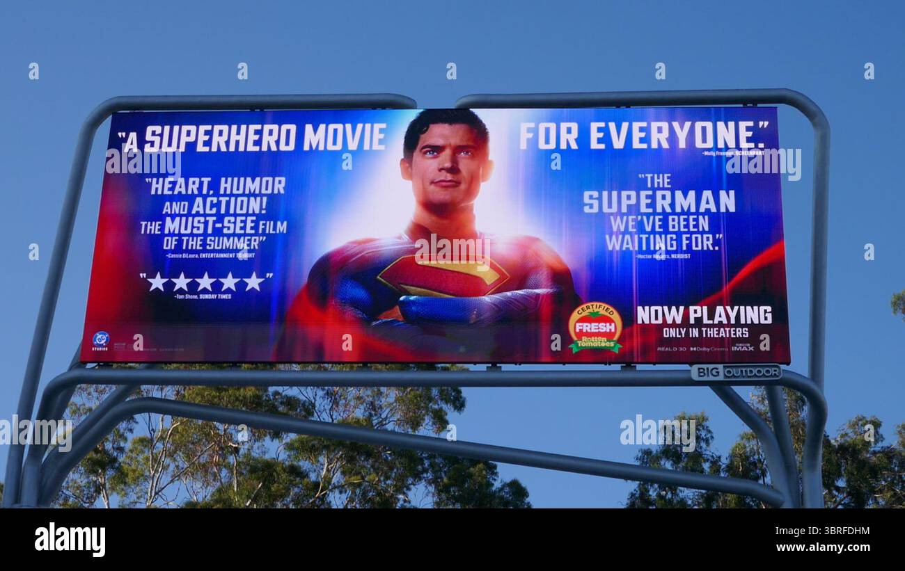 Los Angeles, California, USA 11th July 2025 Superman David Corenswet ...