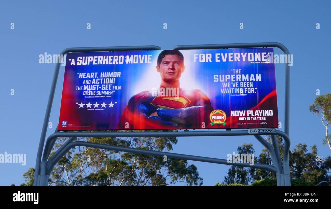 Los Angeles, California, USA 11th July 2025 Superman David Corenswet ...