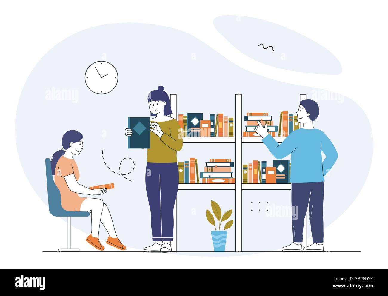 Group students classroom teens Stock Vector Images - Alamy