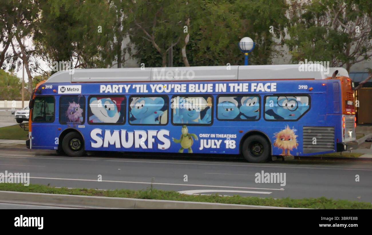 Los Angeles, California, USA 11th July 2025 Smurfs Party Til YouÕre ...