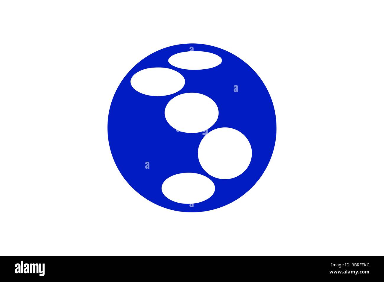 Official flag of Saikai city, Nagasaki Prefecture, Japan, minimalist ...