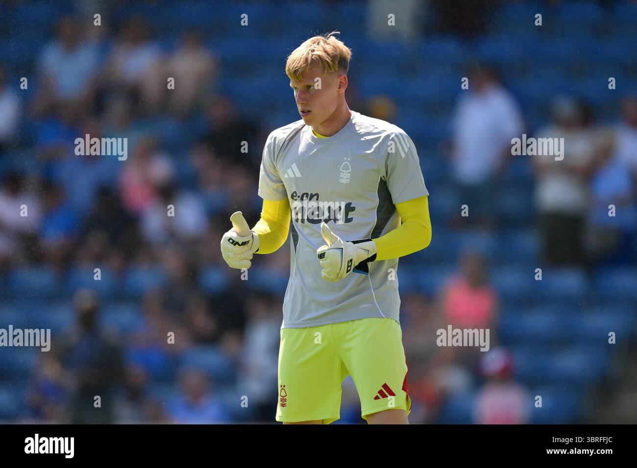Aaron Bott of Nottingham Forest during the Pre-season Friendly match ...