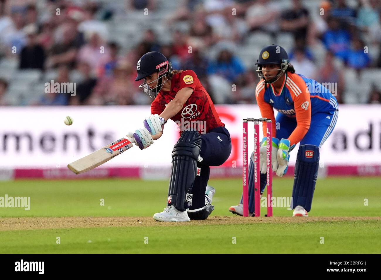 England's Maia Bouchier in action during the fifth Women's ...