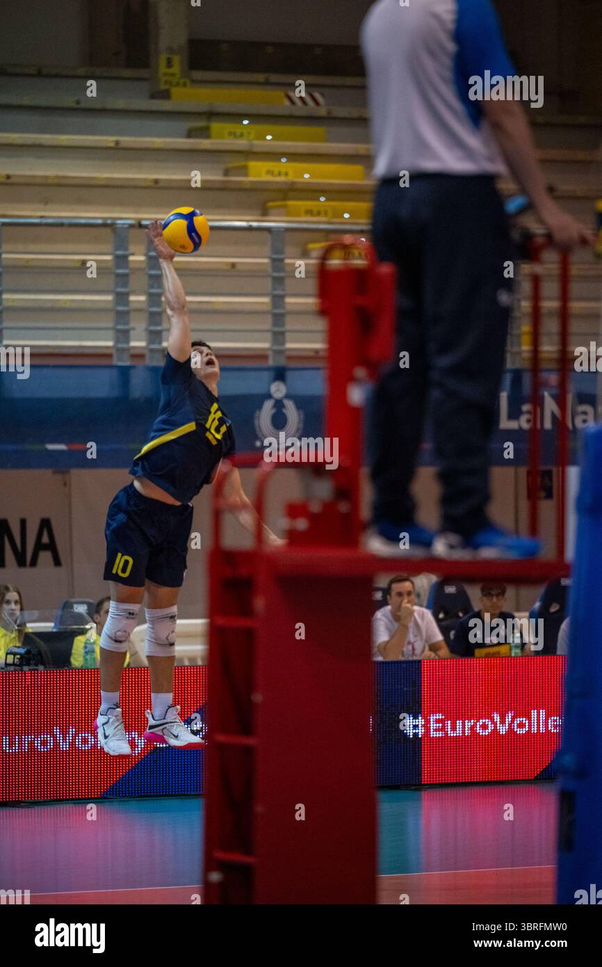 DEHTIAR Denys during the challenge between the national teams of ...