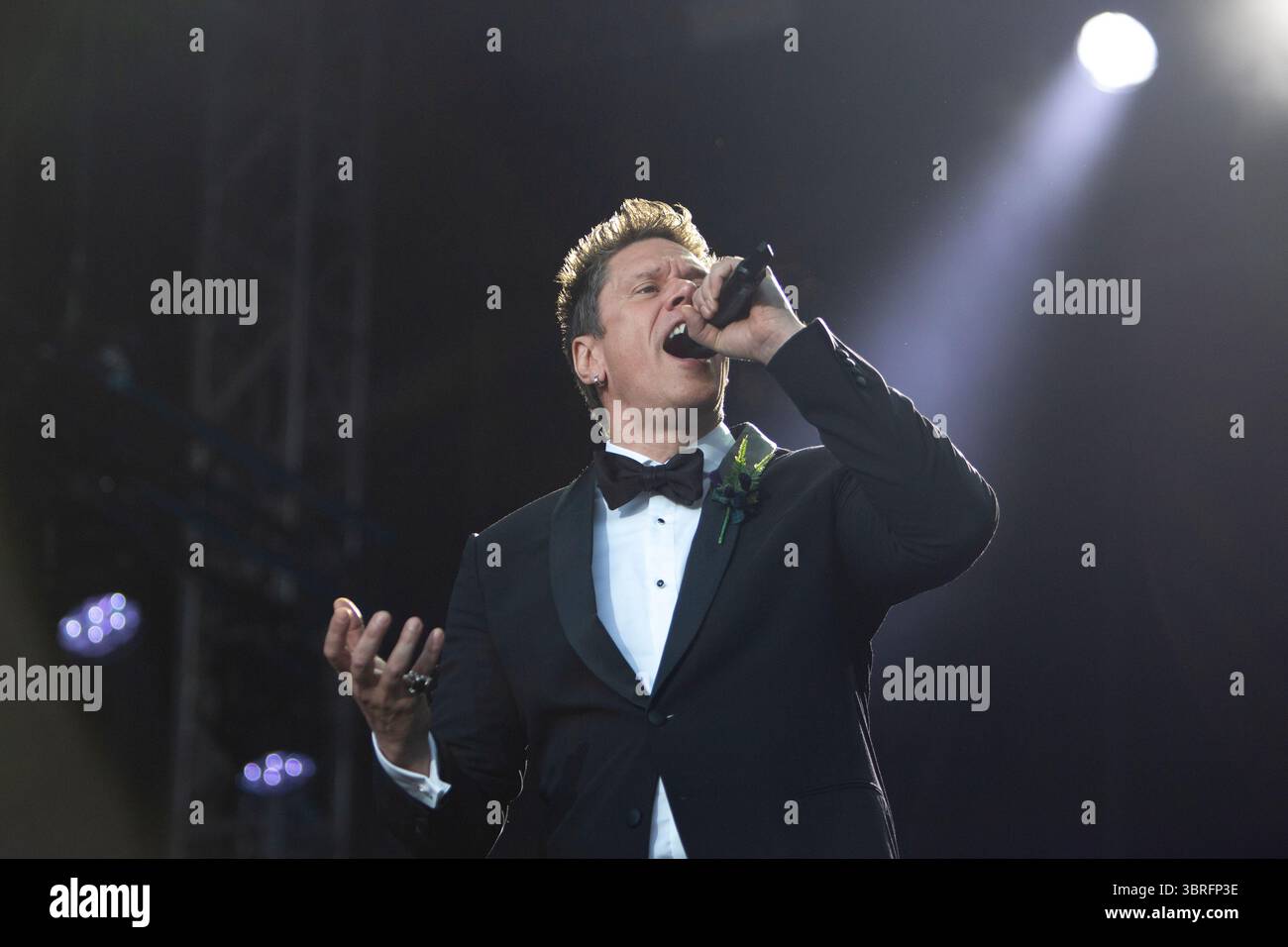 Edinburgh, Scotland, UK. 12th July, 2025. IL Divo performs on stage ...