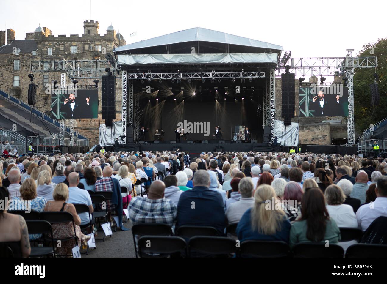 Edinburgh, Scotland. UK. 12 July 2025. IL Divo performs on stage during ...