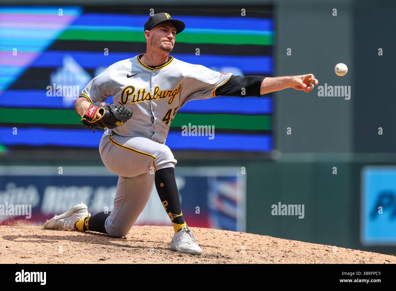 July 12th, 2025: Pittsburgh Pirates pitcher Andrew Heaney (45) pitches ...