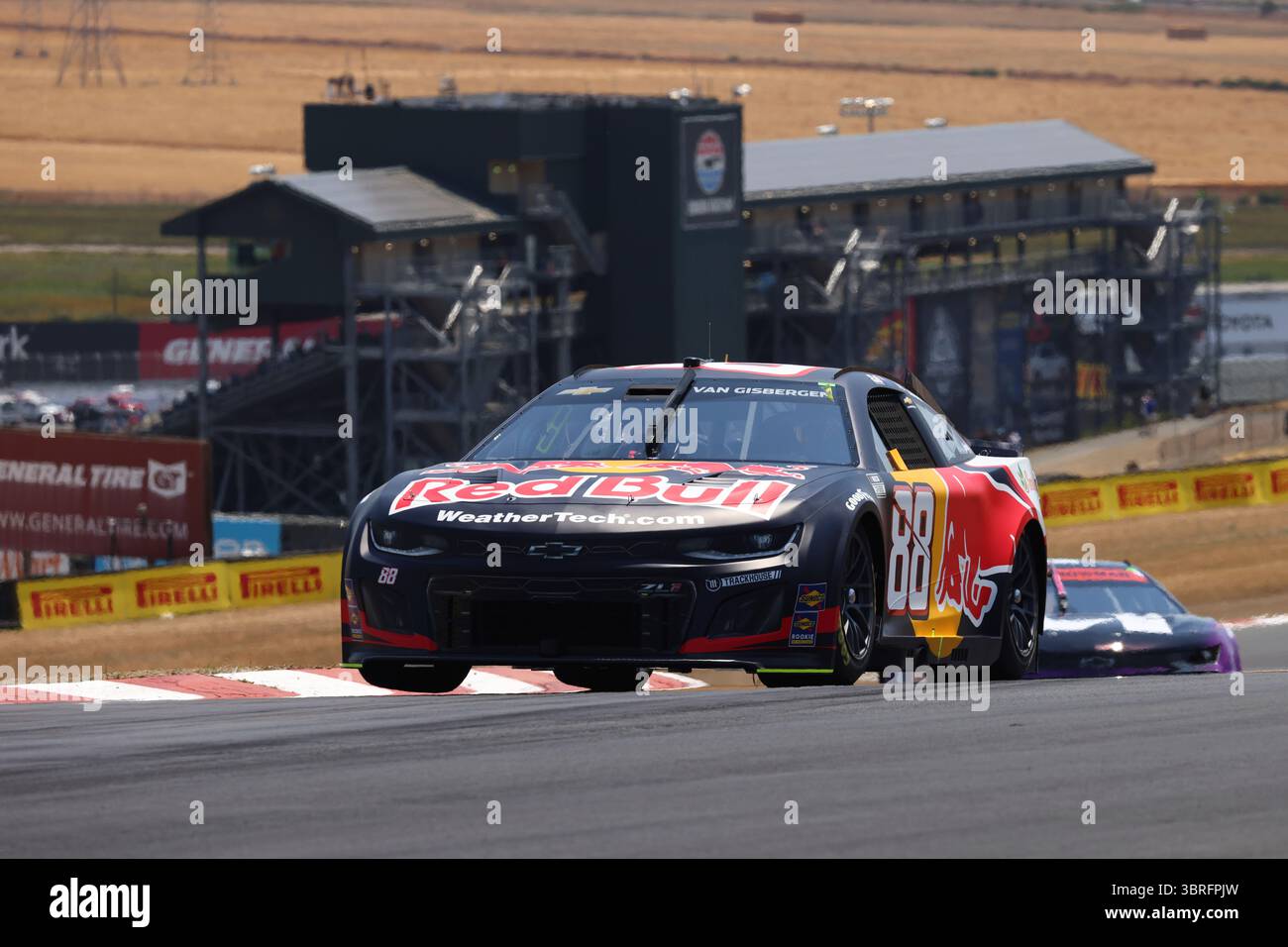 SONOMA, CA - JULY 12: Shane Van Gisbergen (#88 Trackhouse Racing Red ...