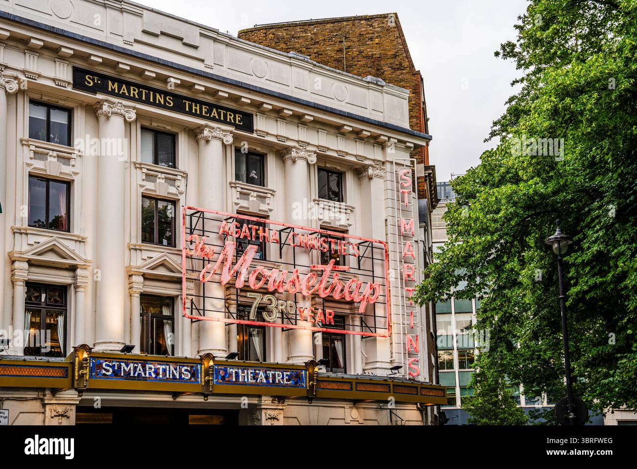 St Martin's Theatre, home to Agatha Christie's The Mousetrap, the world ...