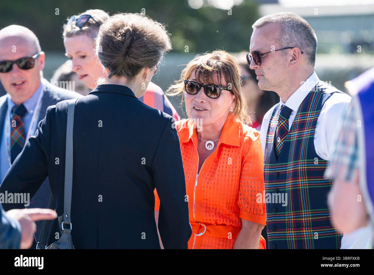 Kirkwall, Orkney Islands, Scotland, UK, 12 July 2025. HRH The Princess ...