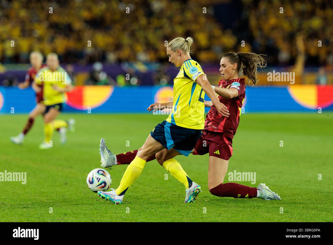 Zweikampf Jonna Andersson (Schweden, 2), Jule Brand (Deutschland, 22 ...