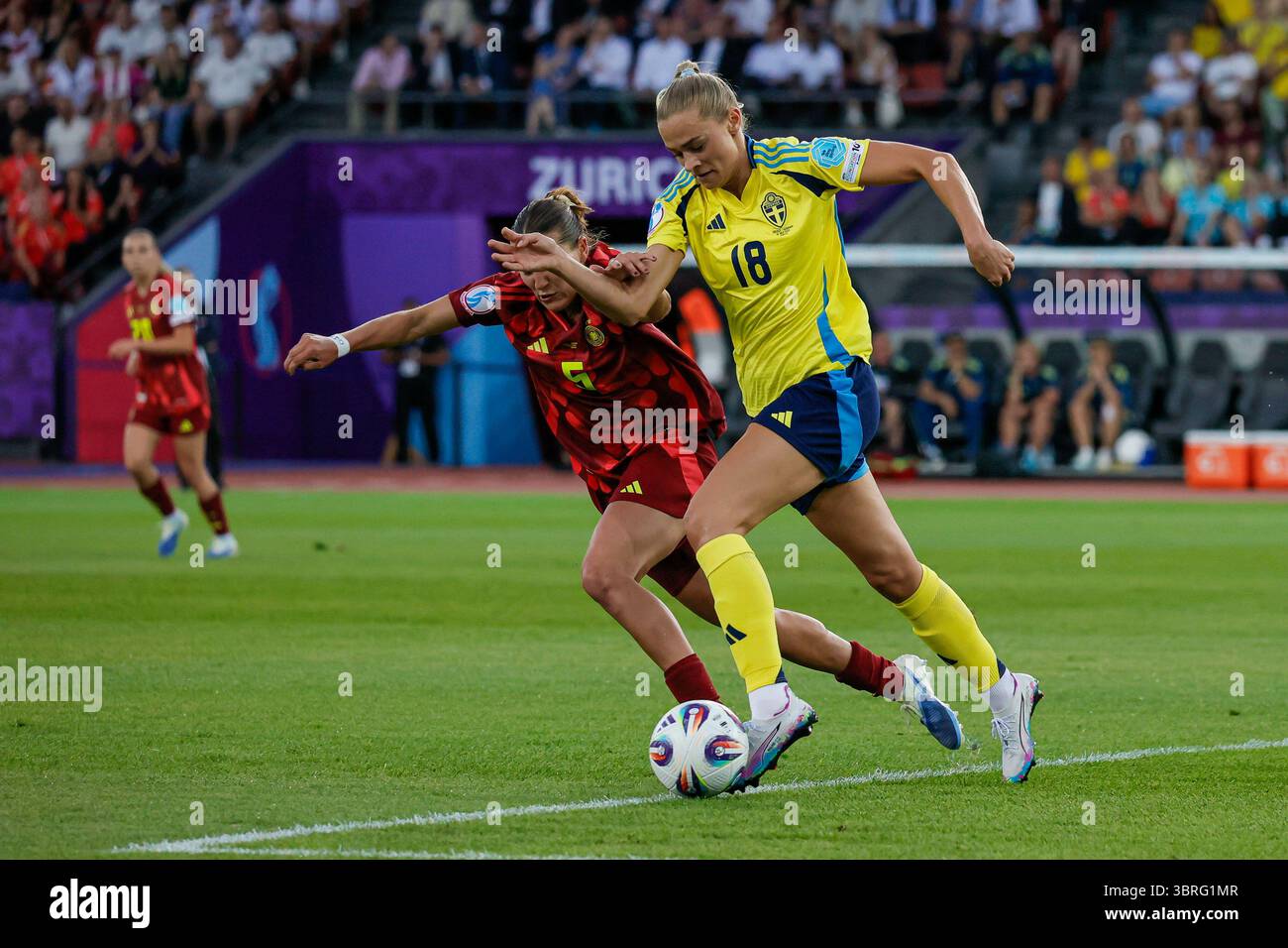 Fridolina Rolfo (18 Sweden) during the UEFA Womens EURO 2025 Group C ...