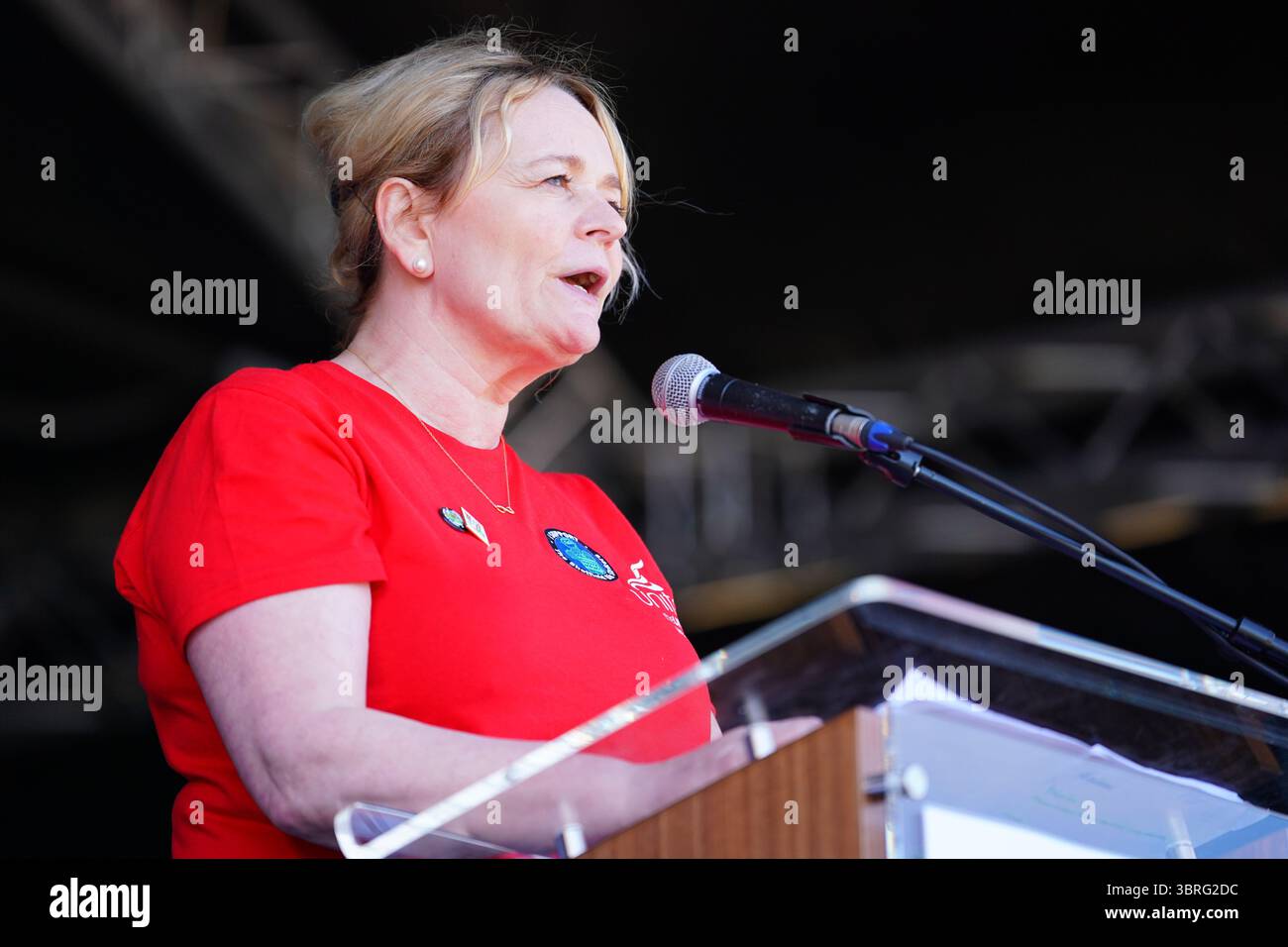 Durham, United Kingdom, 12th. July, 2025. Sharon Graham, General ...