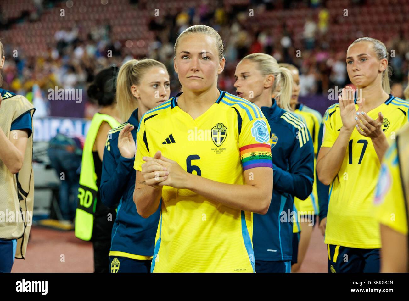 Magdalena Eriksson (Schweden, 6) nach dem Sieg UEFA Women?s Euro 2025 ...