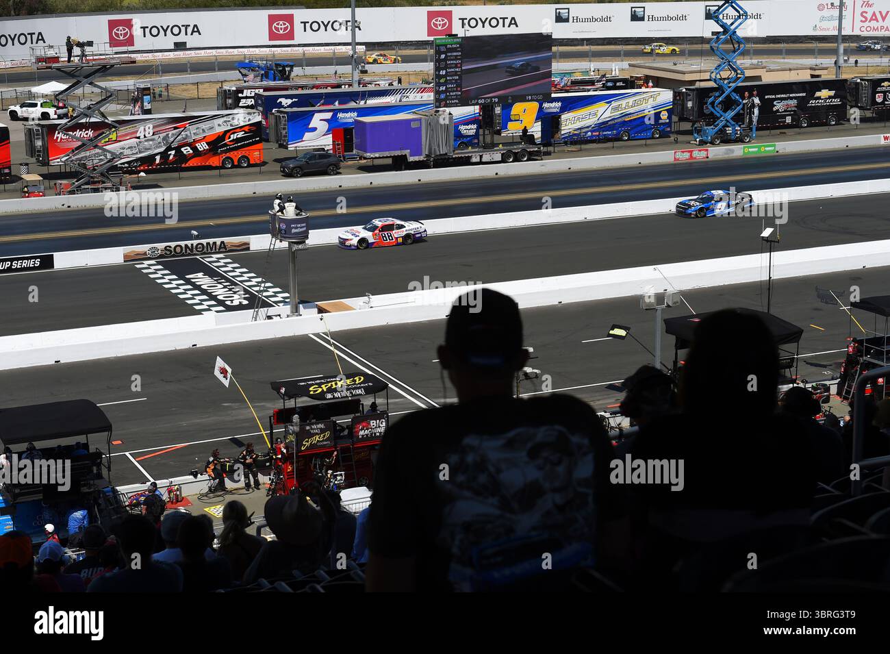 SONOMA, CA - JULY 12: Connor Zilisch (#88 JR Motorsports Roto-Rooter ...