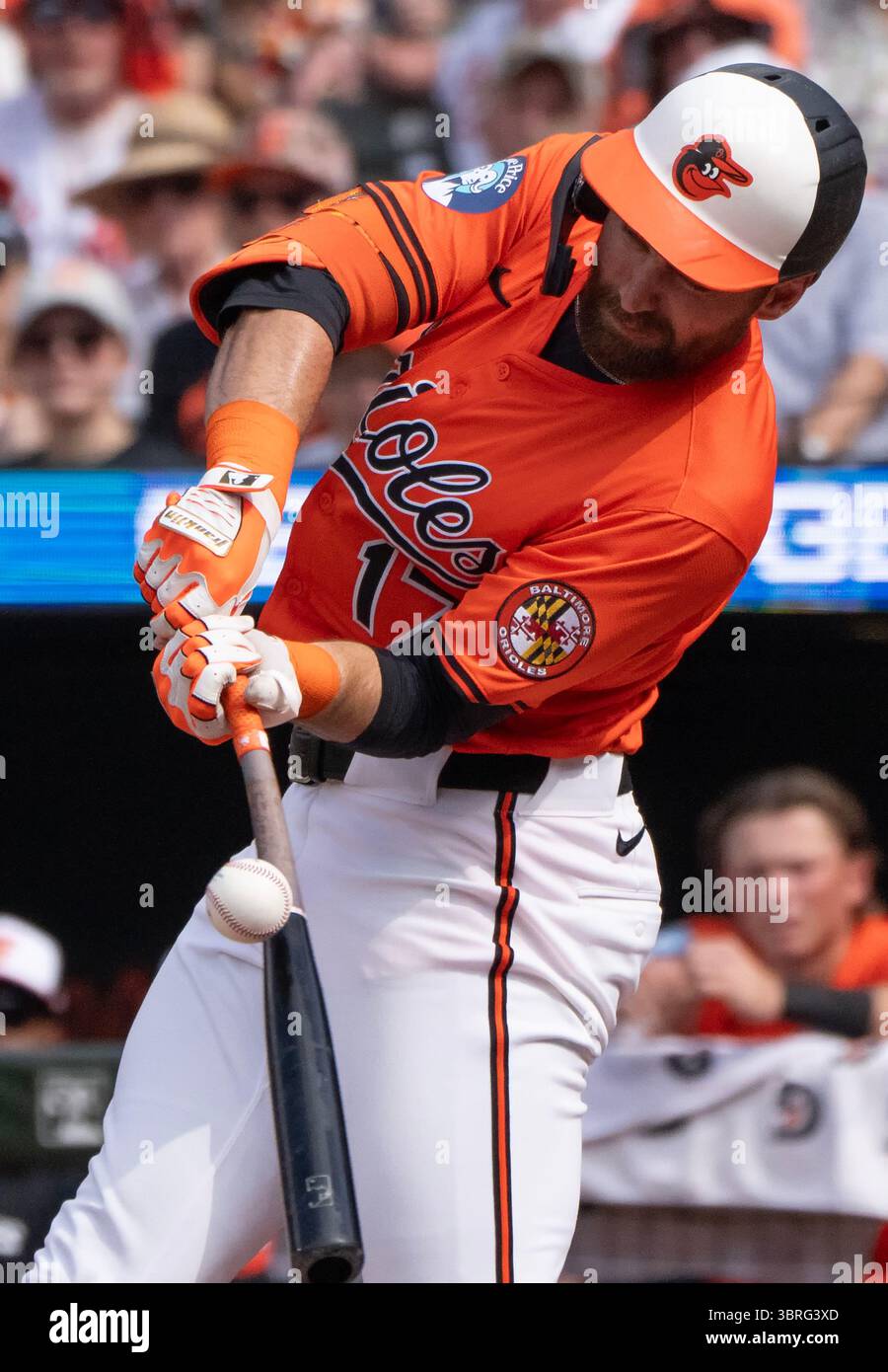 BALTIMORE, MD - JULY 12: Baltimore Orioles outfielder Colton Cowser (17 ...