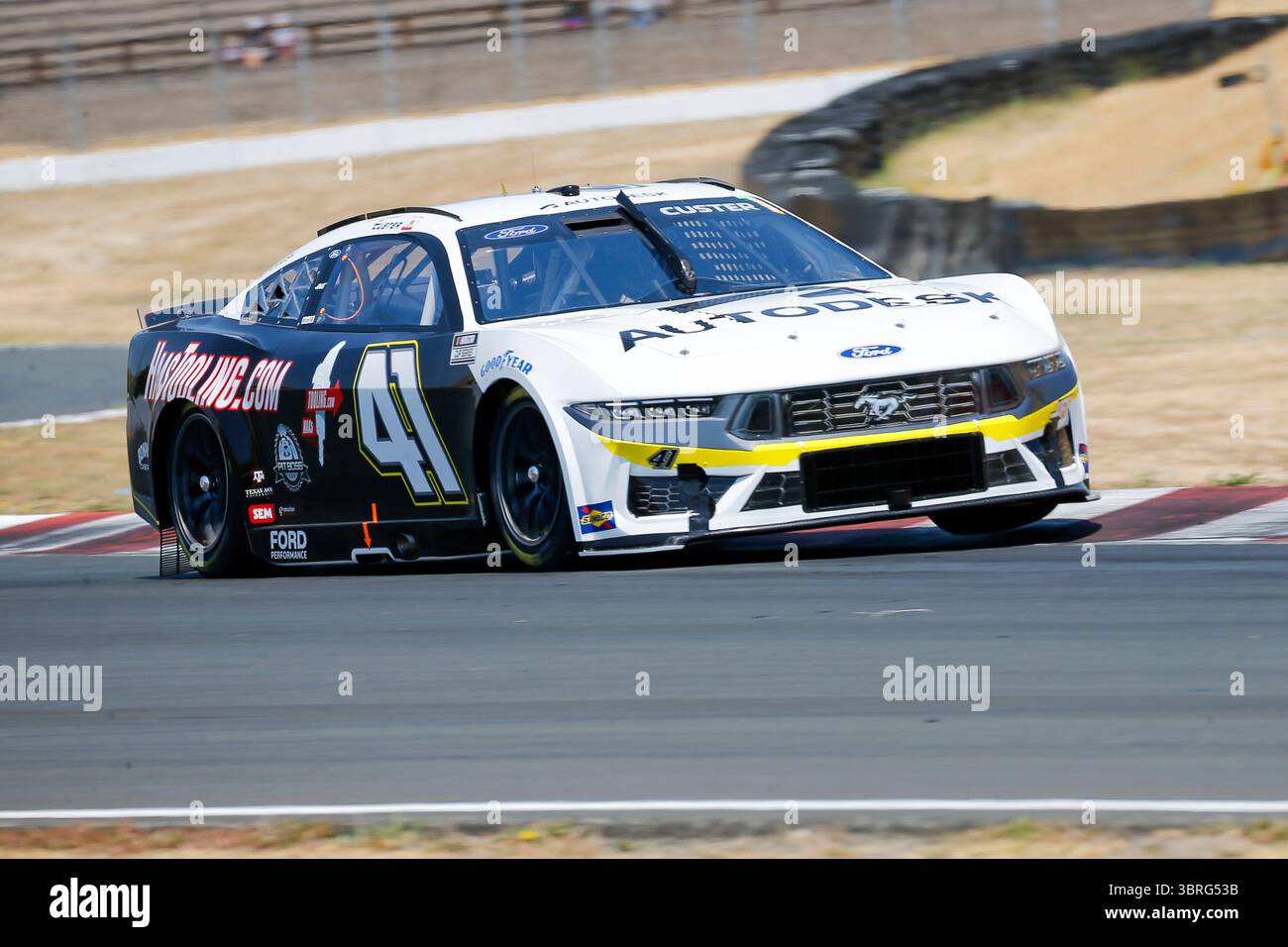 SONOMA, CA - JULY 12: Cole Custer (#41 Haas Factory Team Autodesk ...