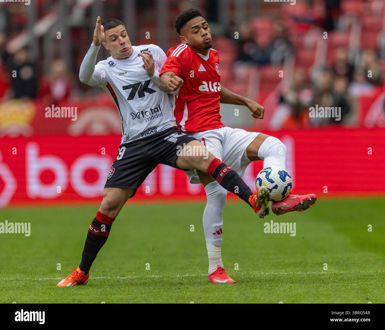Porto Alegre, Brazil, 12th Jul, 2025. Victor Gabriel of Internacional ...