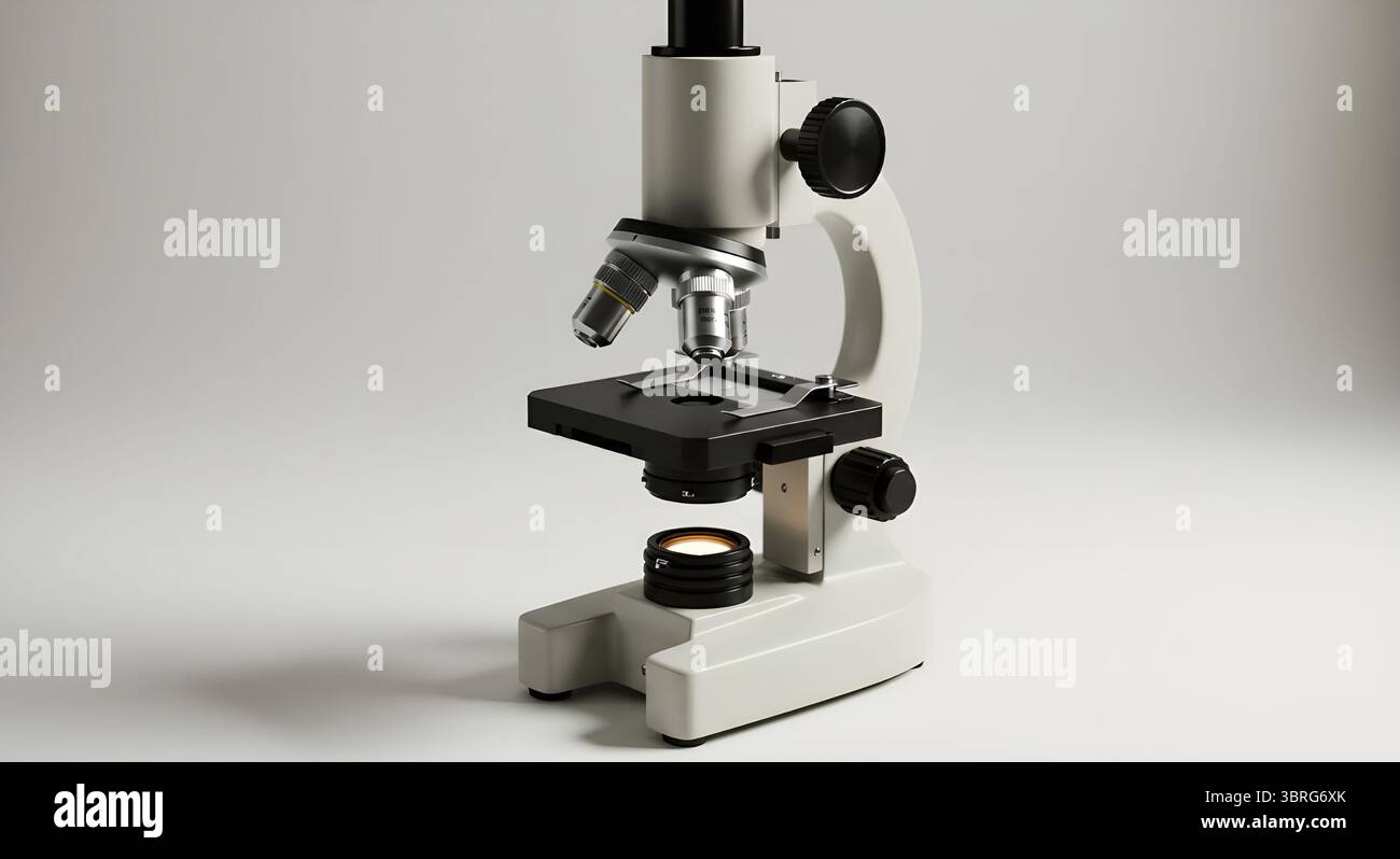 Modern Laboratory Microscope: Exploring the Microscopic World in Detail ...
