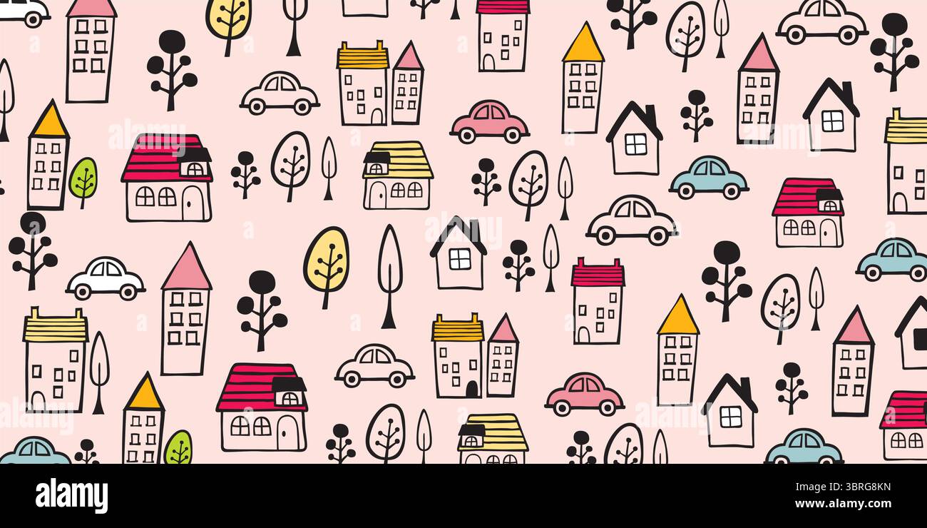 cute pattern vector set Stock Vector Image & Art - Alamy