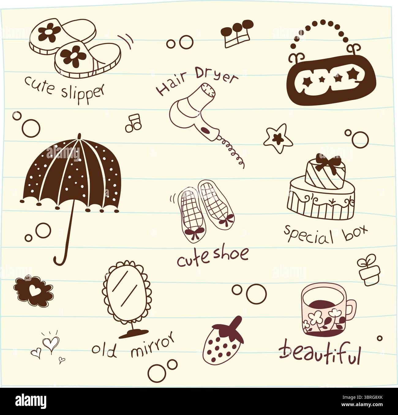 cute doodle vector Stock Vector Image & Art - Alamy