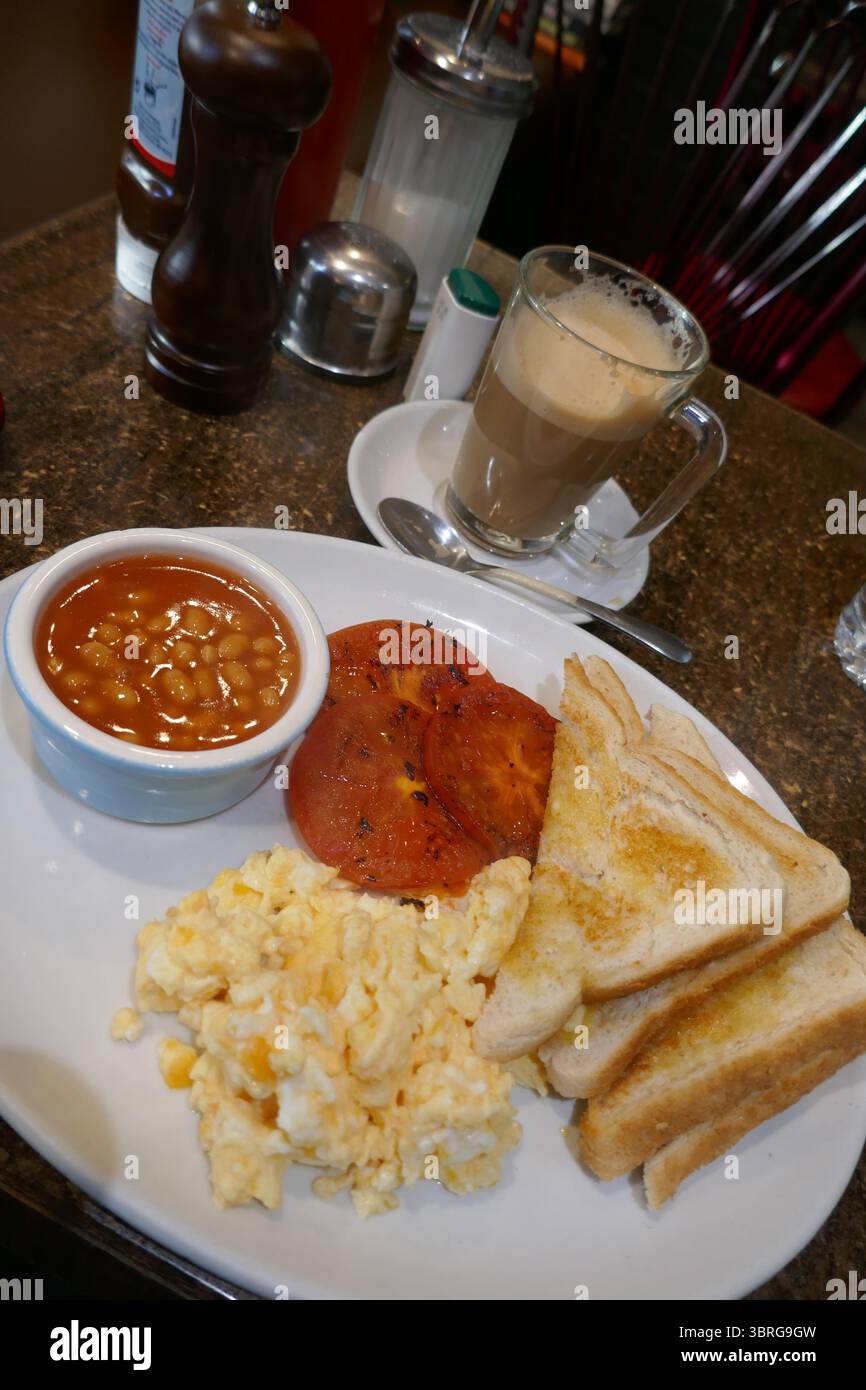 London, England, United Kingdom 26th May 2025 English Breakfast at Cafe ...