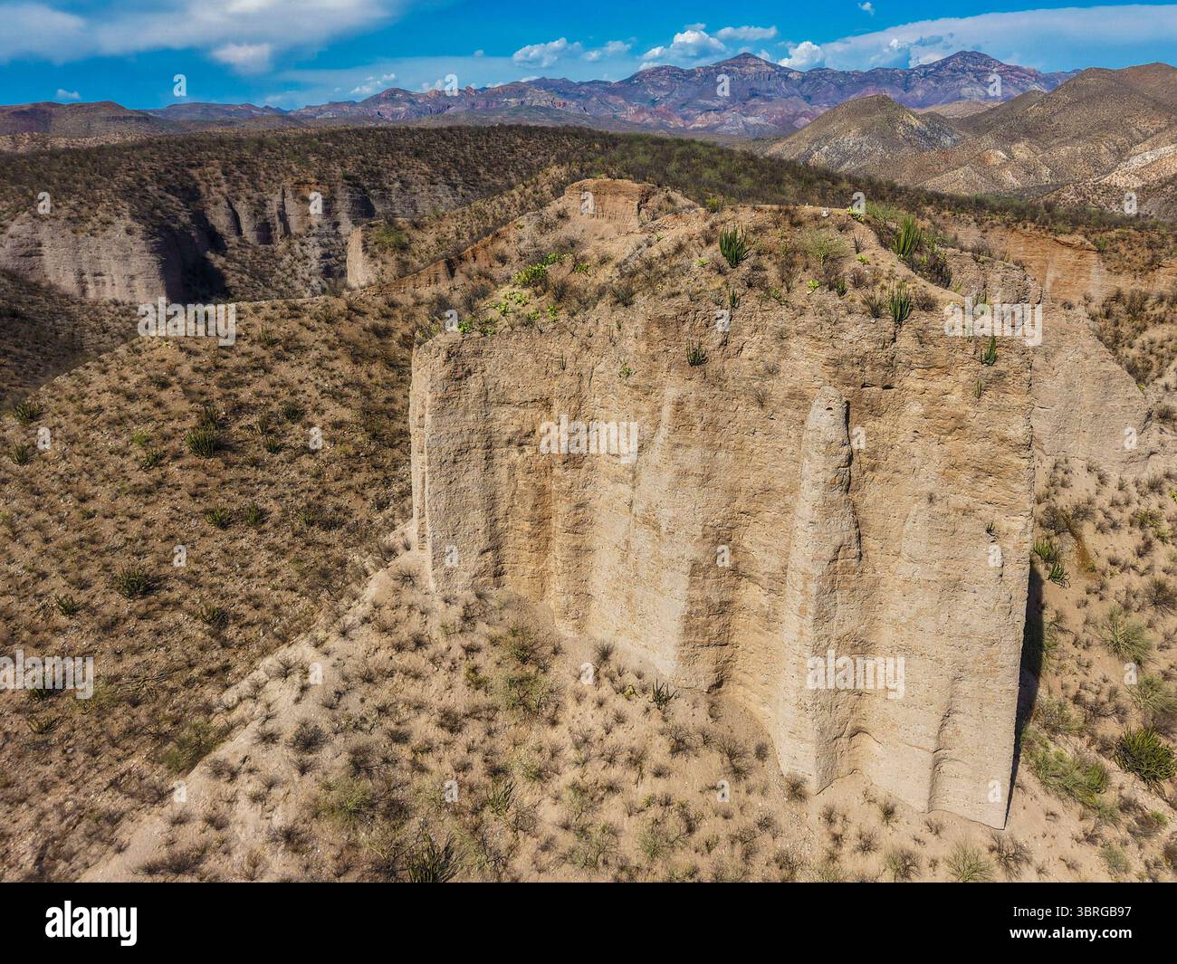 The Báucarit Formation, Tetoachi Pillars, a rock formation between ...