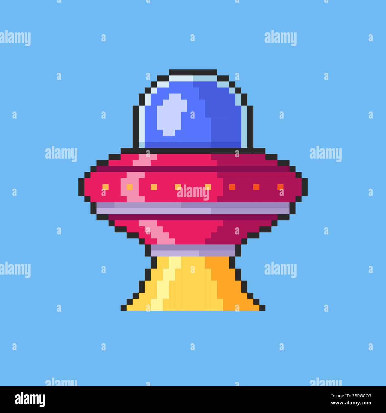 Game planet asset cartoon Stock Vector Images - Alamy